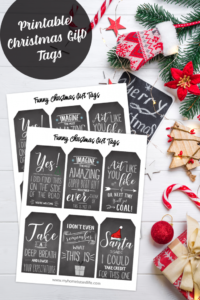 Free Merry Christmas Holiday Gift Tag Printables - My Sweet and Saucy