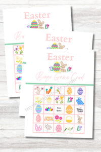 Free Printable Easter Bingo Game Cards for Kids and Adults - My Sweet ...